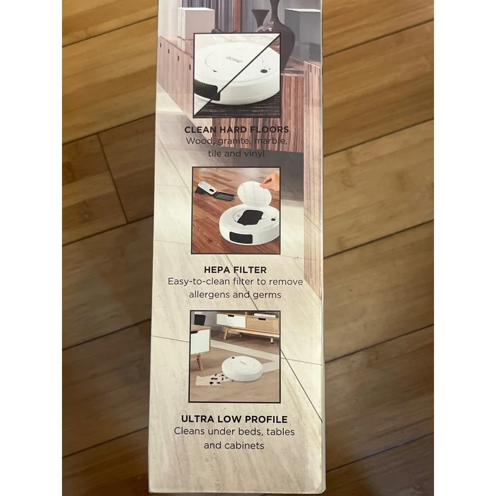 Zinkoo | Other | Zinkoo Robot Hard Floor Hepa Filter Rechargeable ...